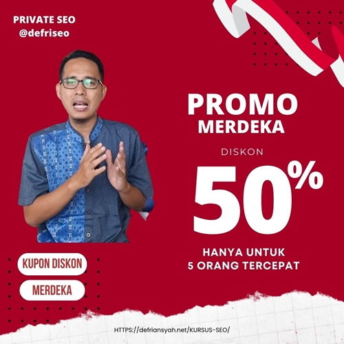Promo Merdeka Private SEO